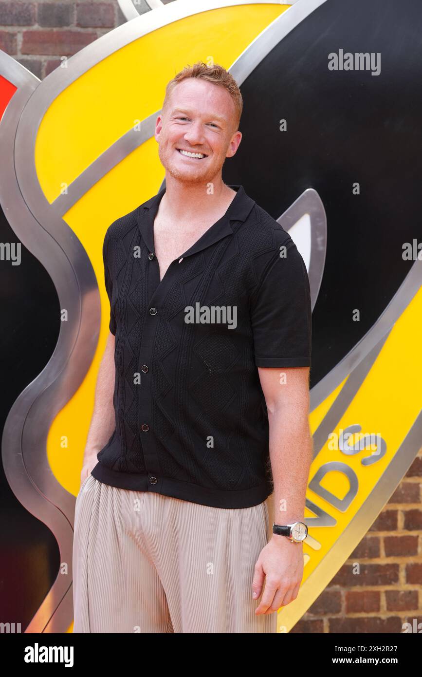 Greg Rutherford attending Deadpool and Wolverine UK sneak peek at ...