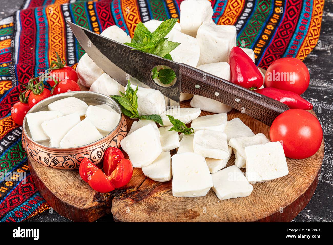 Cheese collection, cheese balls made of cow cheese from Gaziantep ...