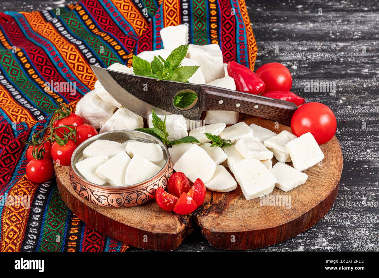 Cheese collection, cheese balls made of cow cheese from Gaziantep ...