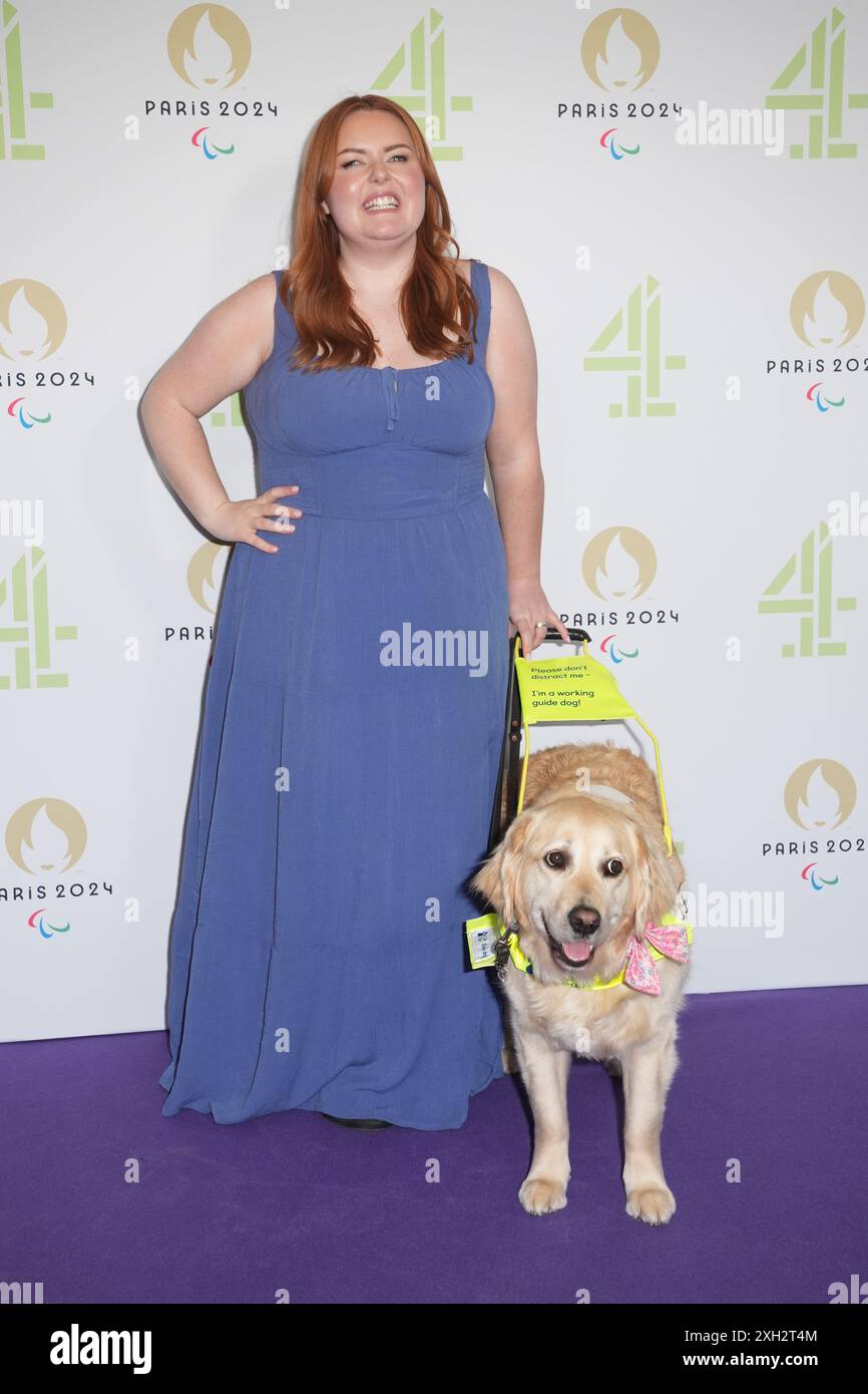 Lucy Edwards attending a launch event for the Paris 2024 Paralympic ...
