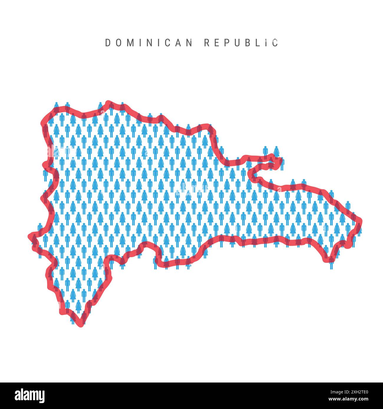 Republica dominicana map Cut Out Stock Images & Pictures - Alamy