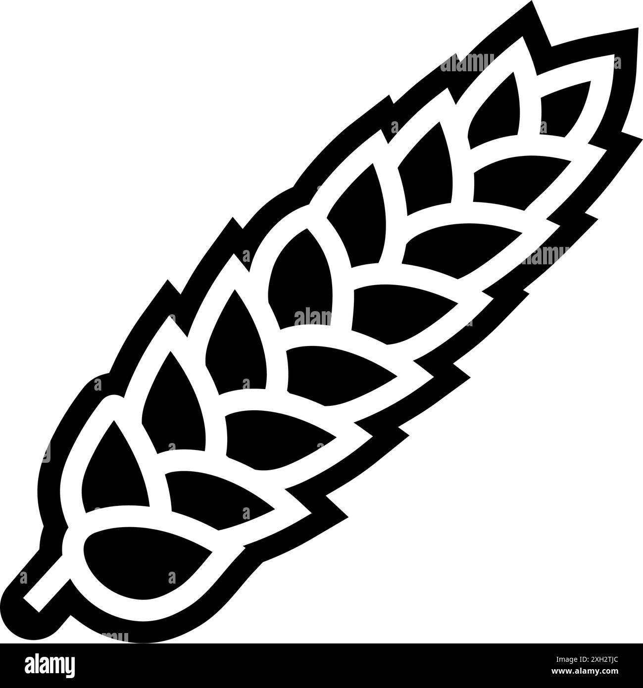 wheat allergen free product food glyph icon vector illustration Stock ...