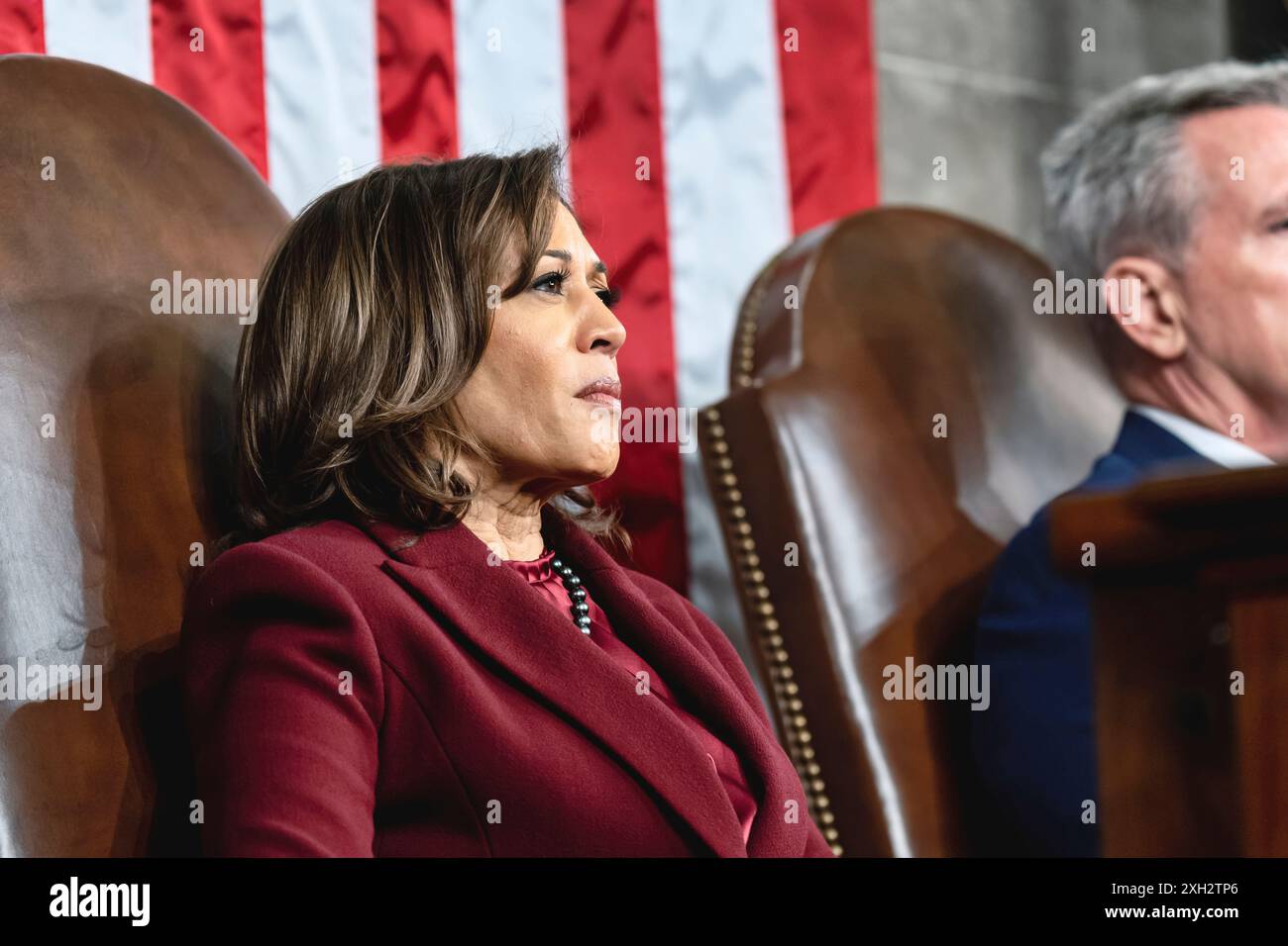 Washington D.C., USA - Feb 07 2023: Vice-President Kamala Harris ...