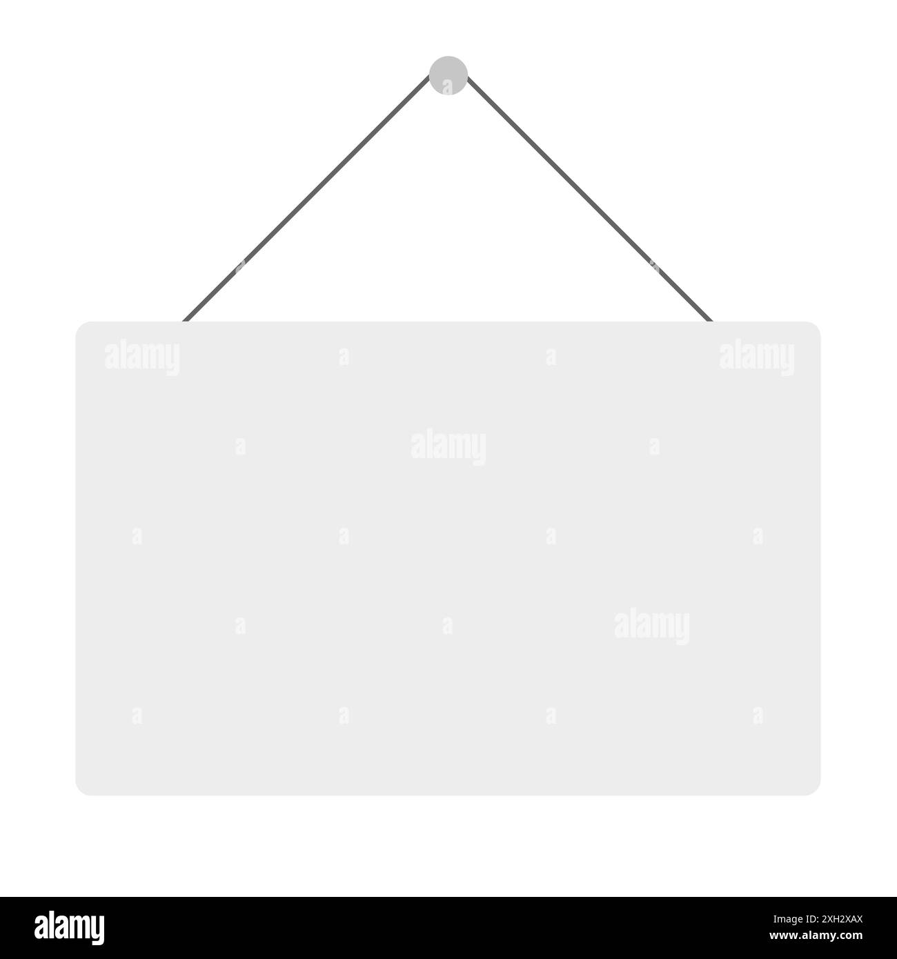 Empty blank sign for store, restaurant or cafe, shop door sign hanging ...