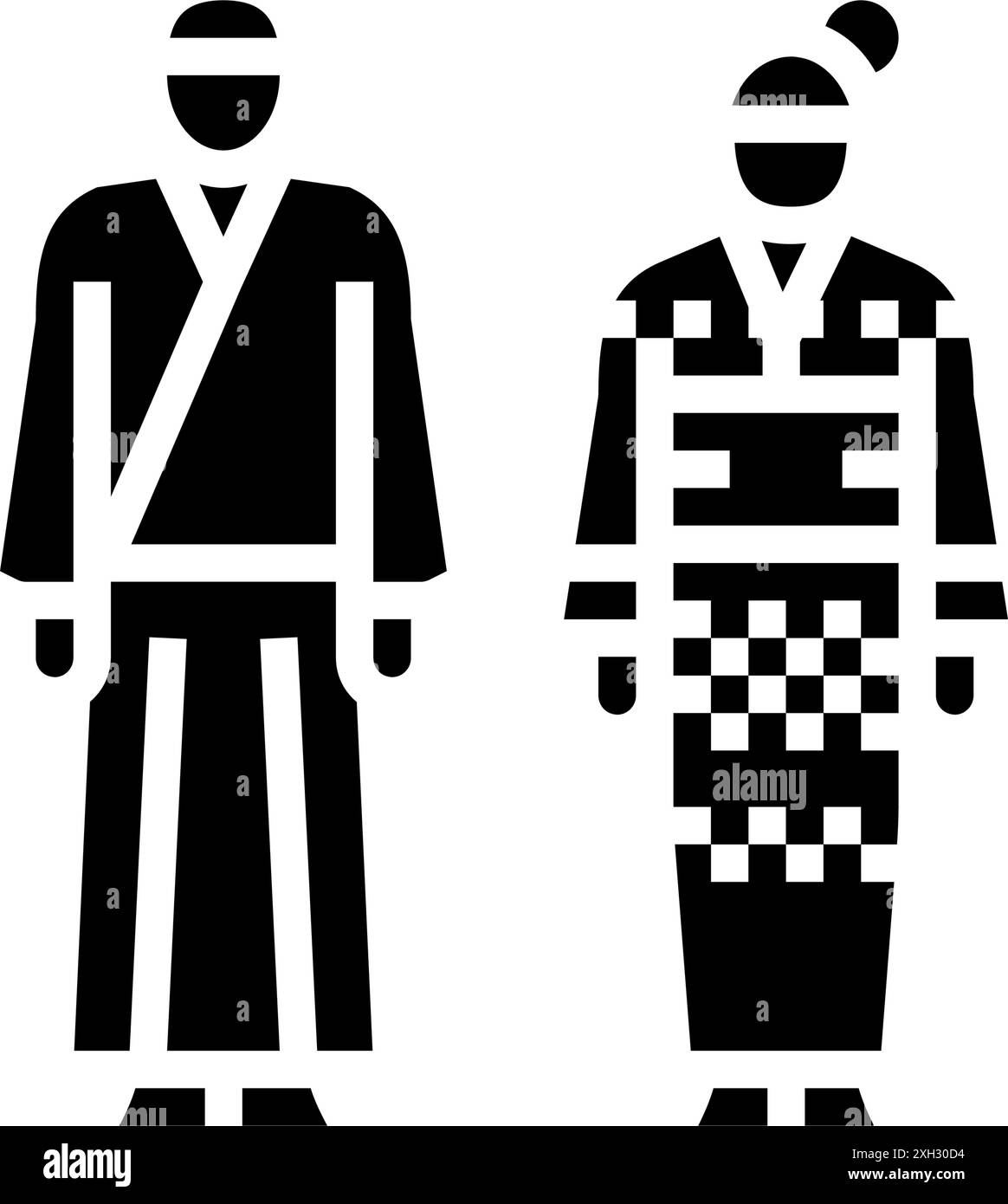 coming of age day japanese holiday glyph icon vector illustration Stock ...