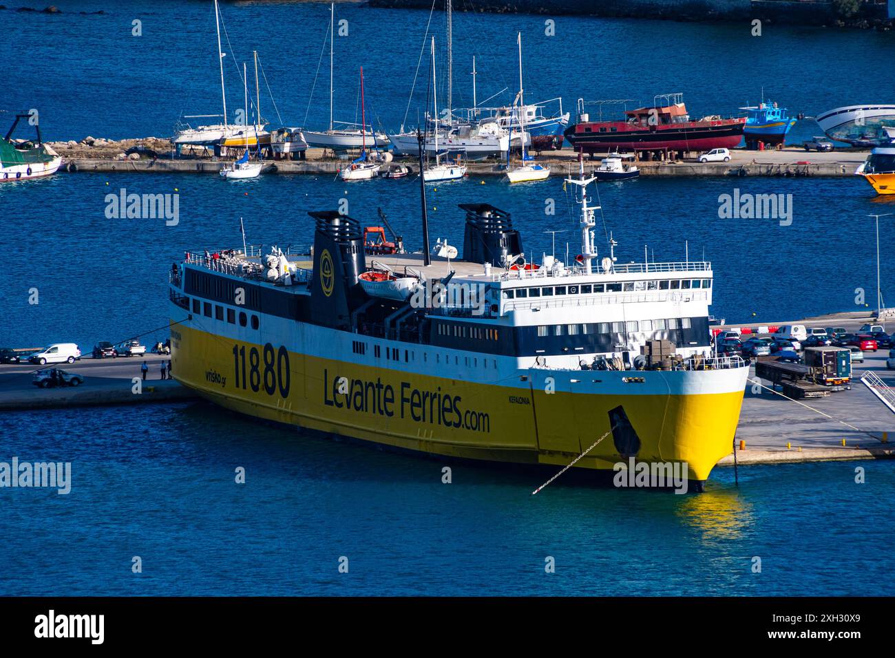 Zakynthos, Greece - June 7 2024: The luxury ferry boat of Levante ...