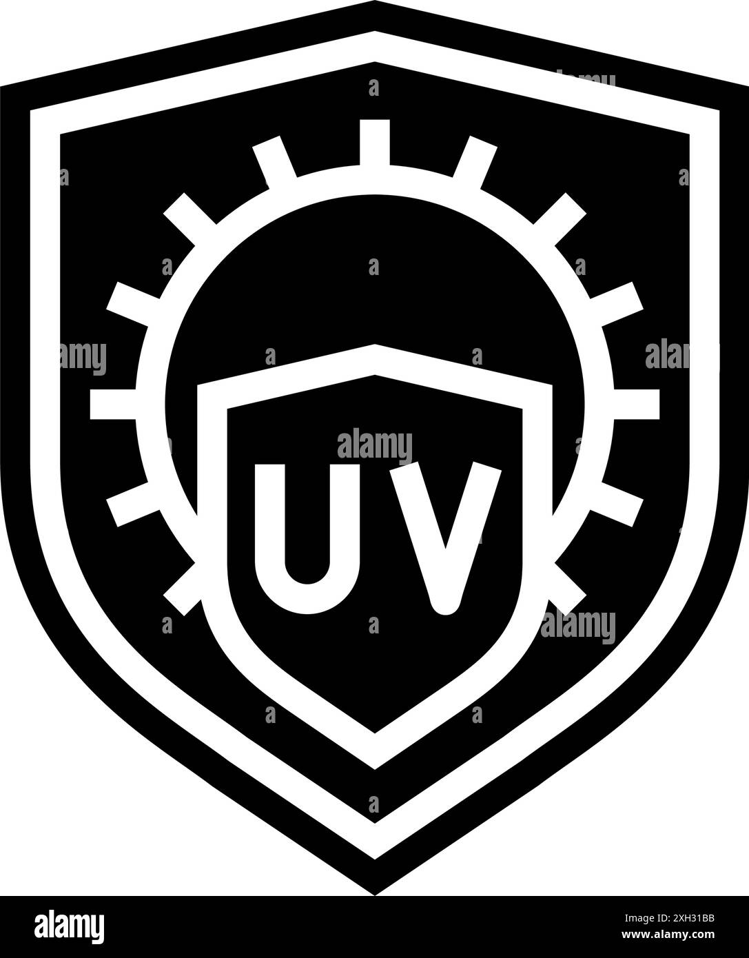 Uv protection sticker Stock Vector Images - Alamy
