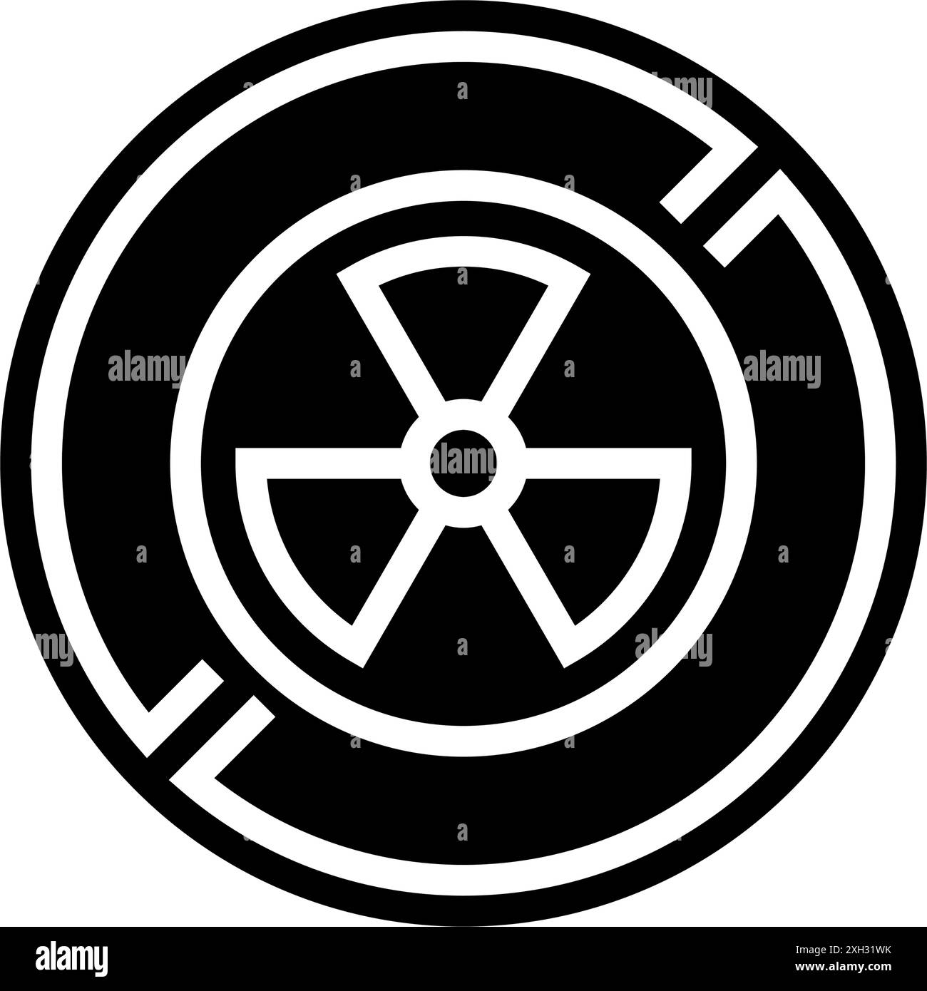 zero toxins product label caution glyph icon vector illustration Stock ...