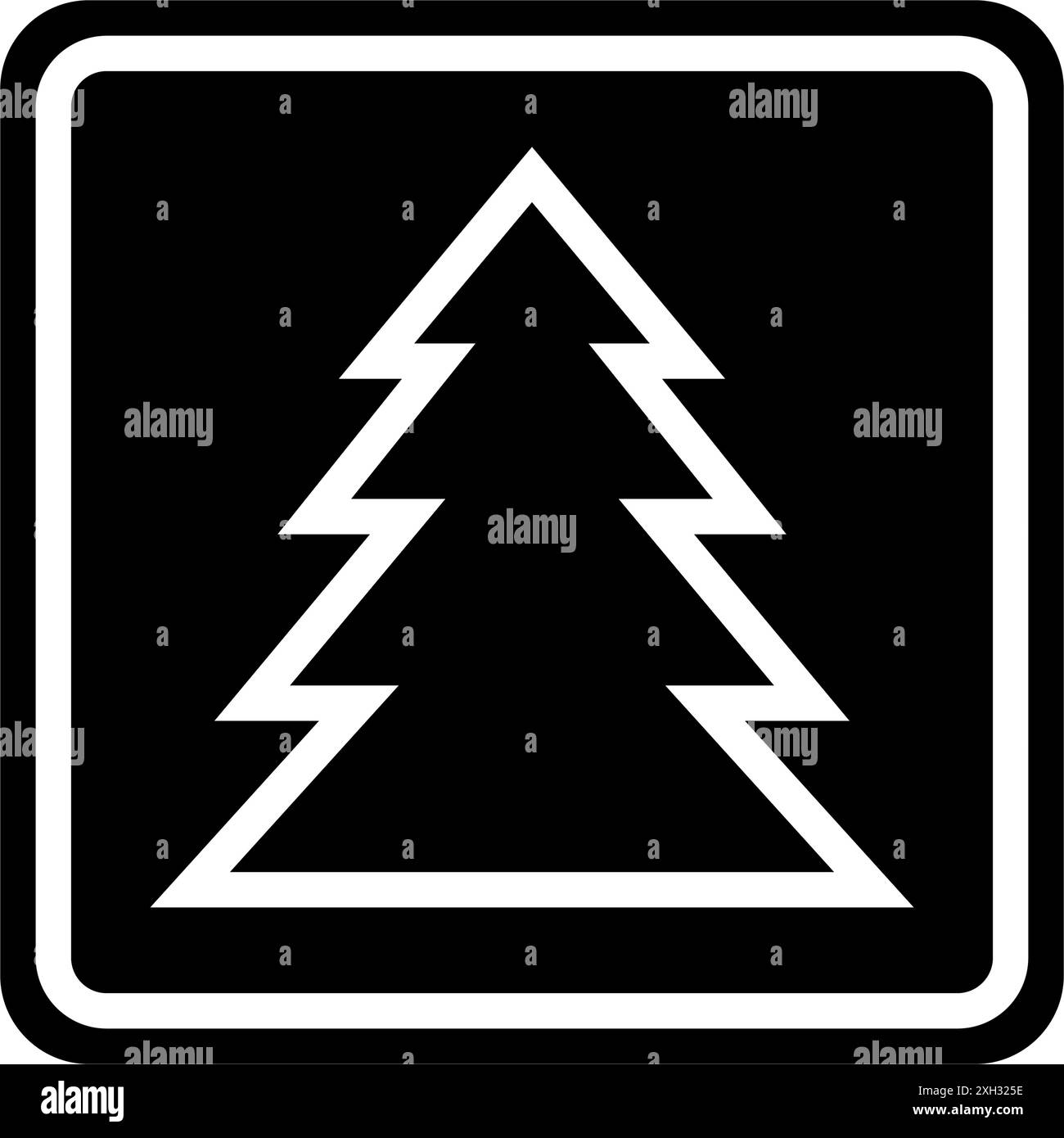 outdoor use only label product caution glyph icon vector illustration ...