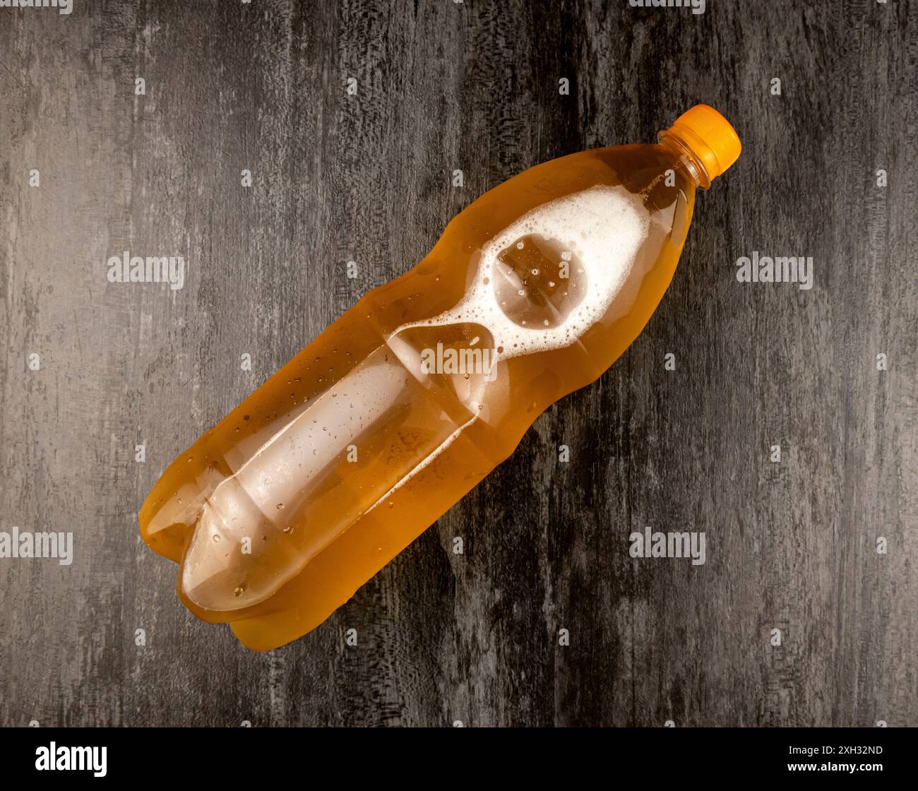 Live draft beer in a plastic bottle Stock Photo - Alamy