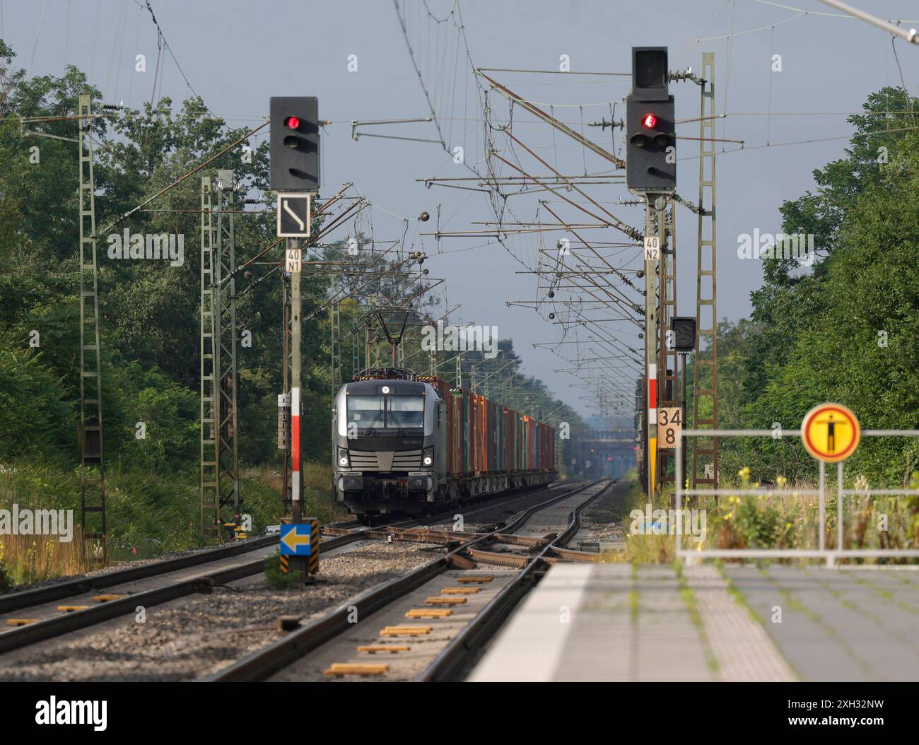 11.07.2024 Sperrung der Riedbahn Strecke Frankfurt - Mannheim der ...