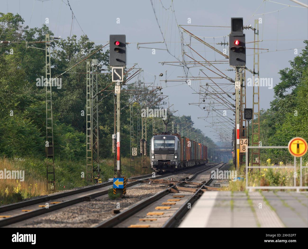 11.07.2024 Sperrung der Riedbahn Strecke Frankfurt - Mannheim der ...