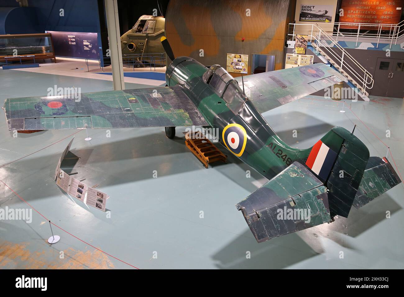 Grumman Martlet Mk1, Hall 2, Royal Navy Fleet Air Arm Museum, RNAS ...