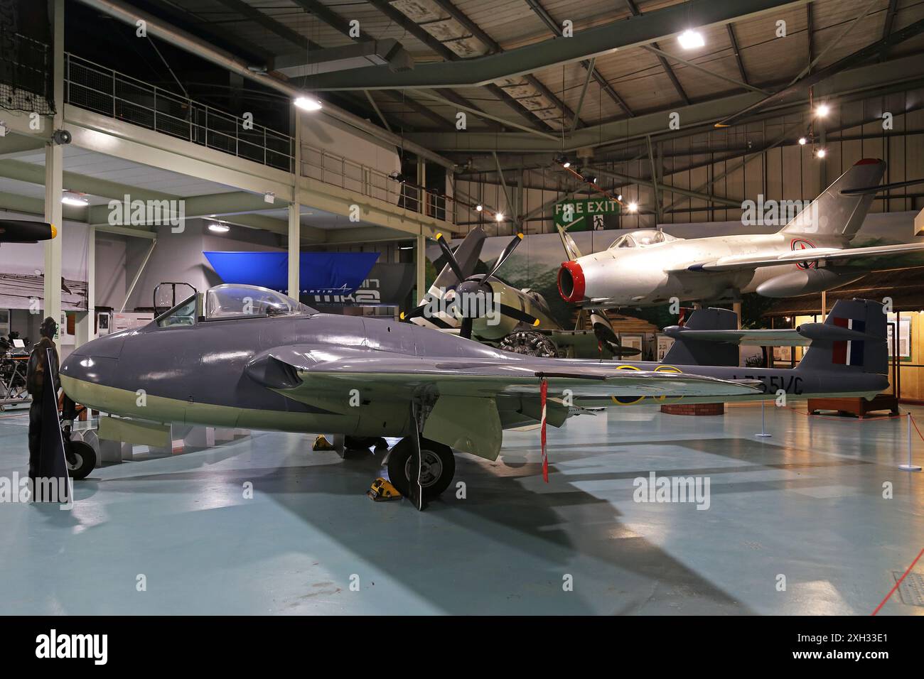 De Havilland Sea Vampire Mk1, Hall 2, Royal Navy Fleet Air Arm Museum ...