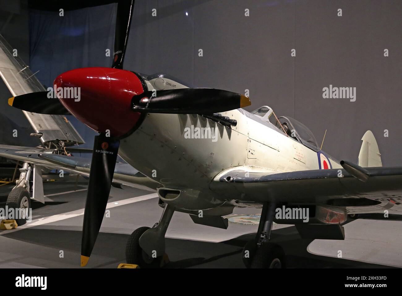 Supermarine Seafire F17, Hall 3, Royal Navy Fleet Air Arm Museum, RNAS ...