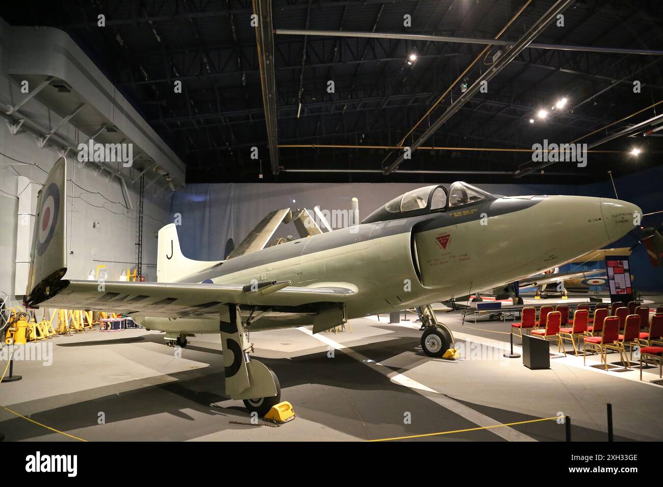 Supermarine Attacker F1, Hall 3, Royal Navy Fleet Air Arm Museum, RNAS ...