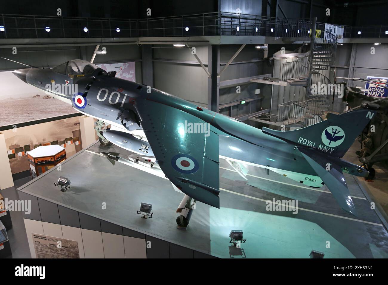 BAE Sea Harrier FRS1, Hall 4, Royal Navy Fleet Air Arm Museum, RNAS ...
