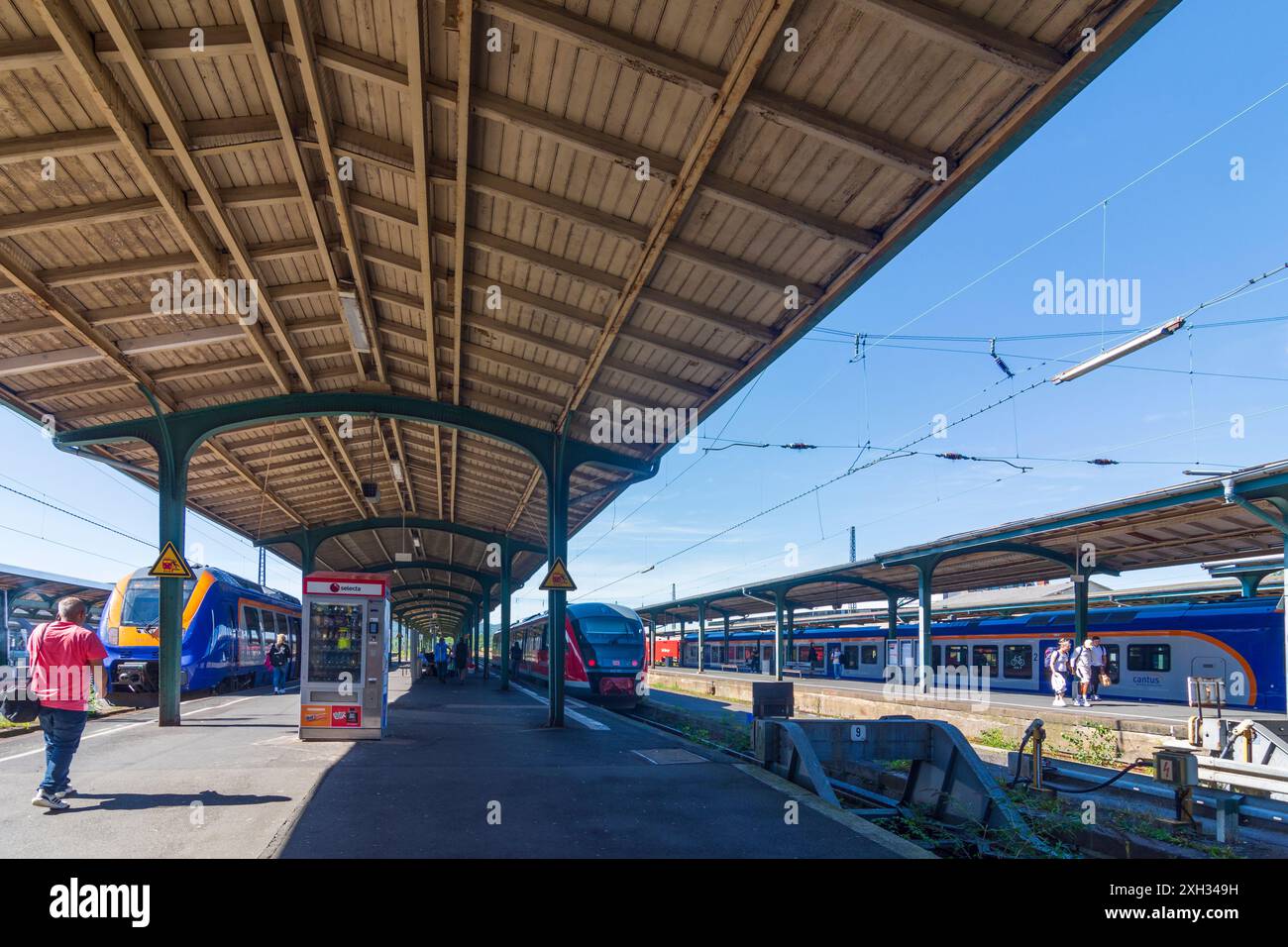 Kassel: railway station Kassel Hauptbahnhof in Nordhessen, Hessen ...