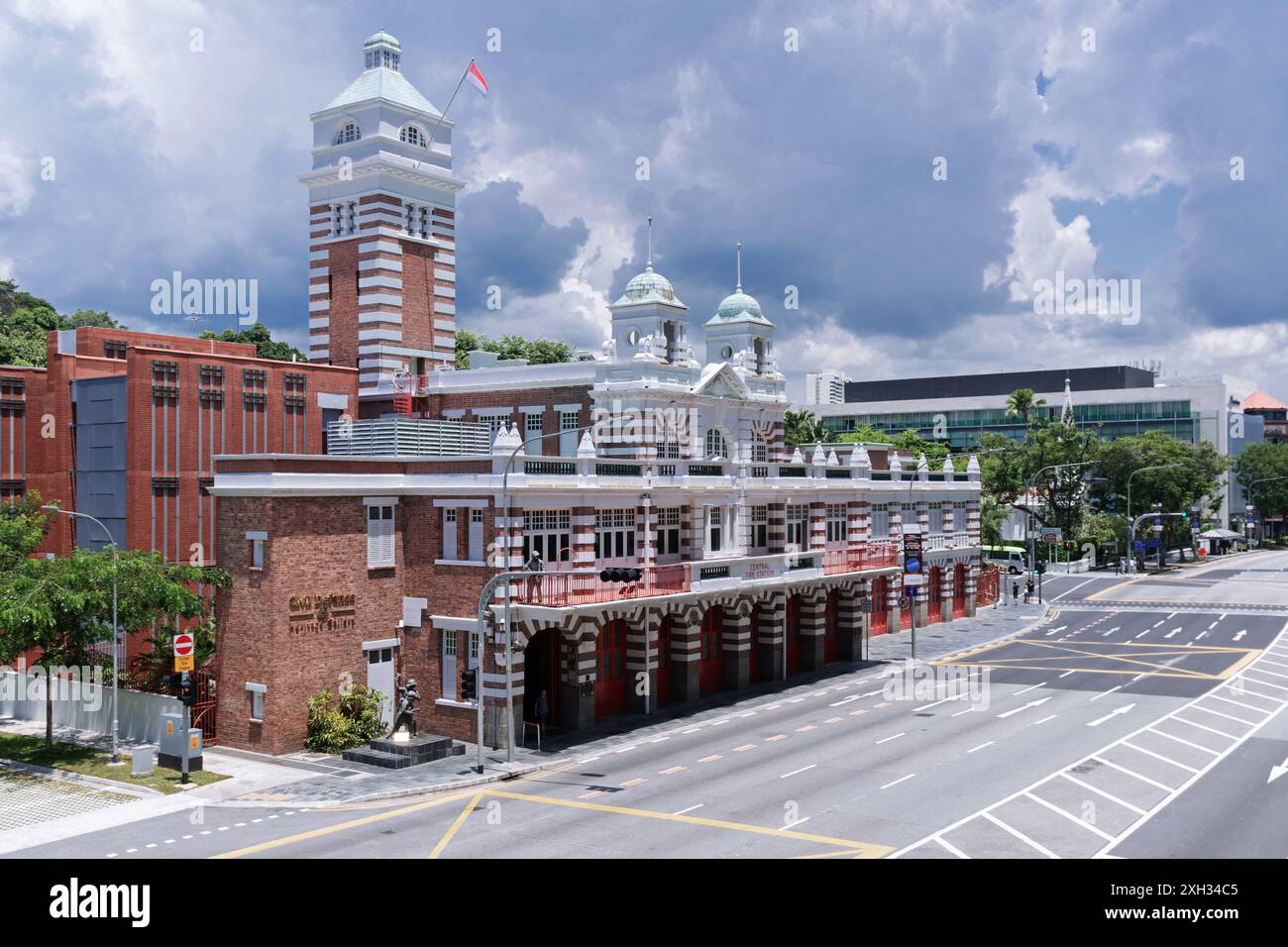 13 October 2019, Singapore, Singapore: The Central Fire Station, Hill ...