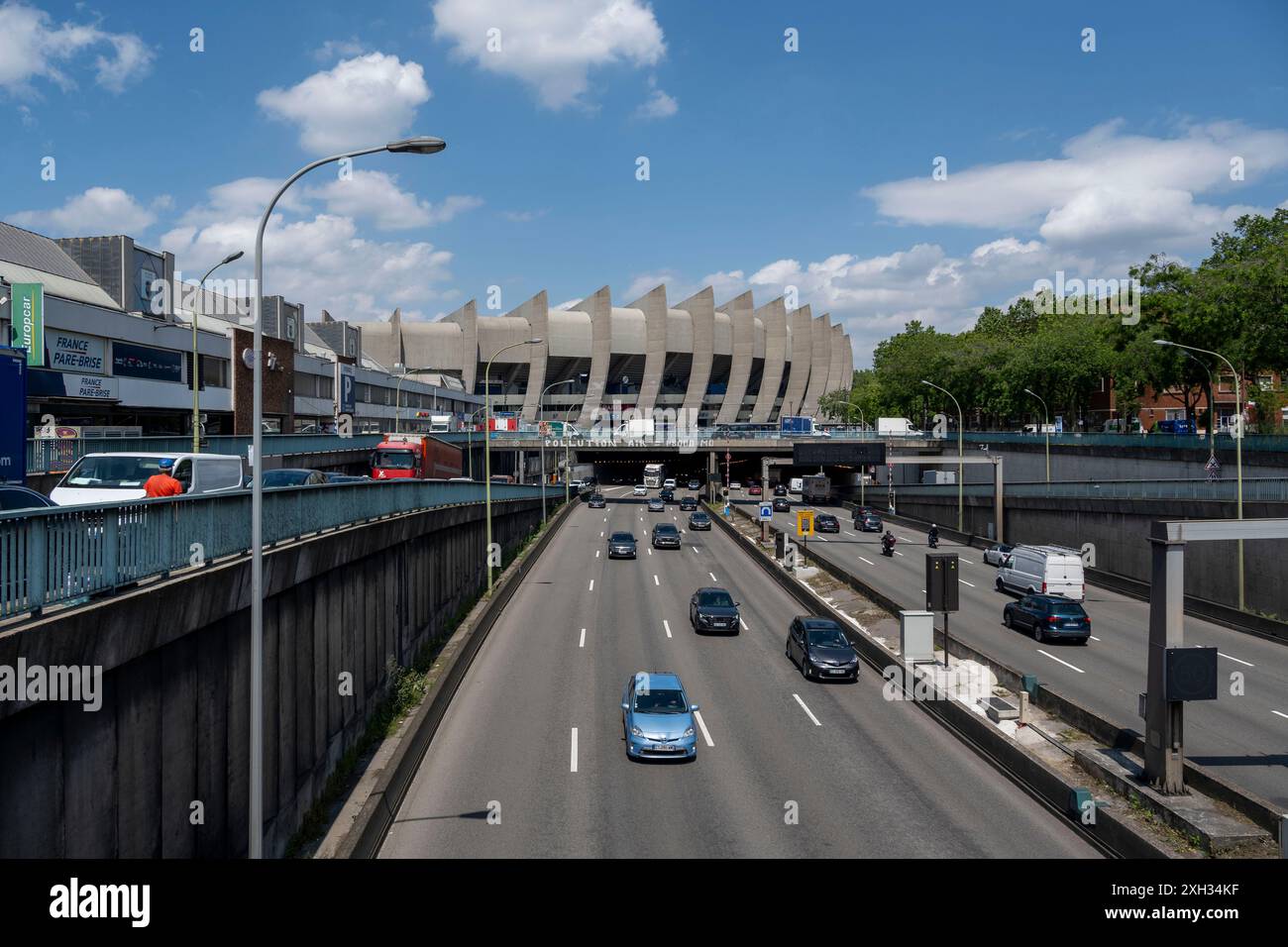 Paris, France, june 06 2024: partial view of the Paris Saint Germain ...