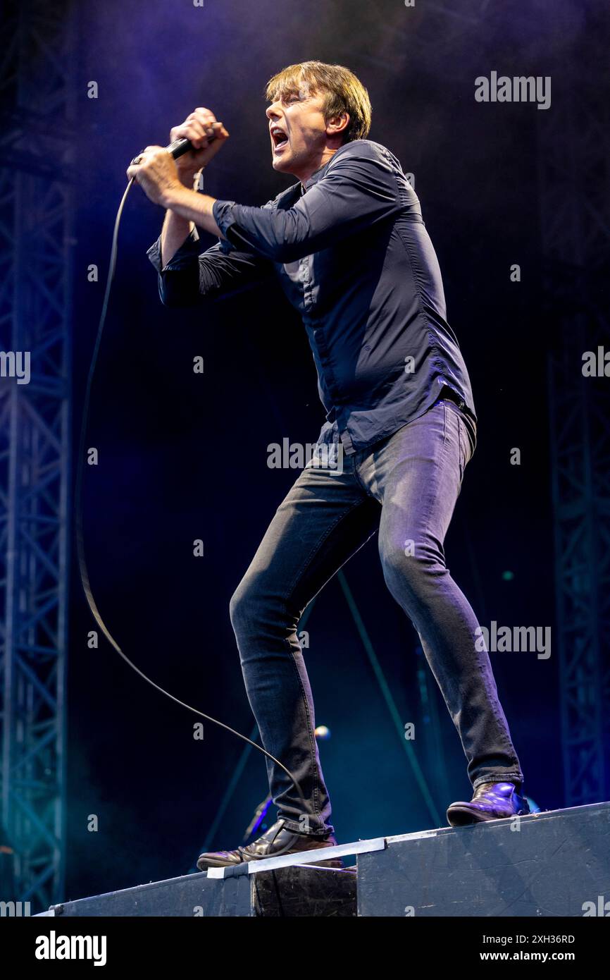 Edinburgh, UK. 10th July, 2024. Suede Live at Edinburgh Castle on ...