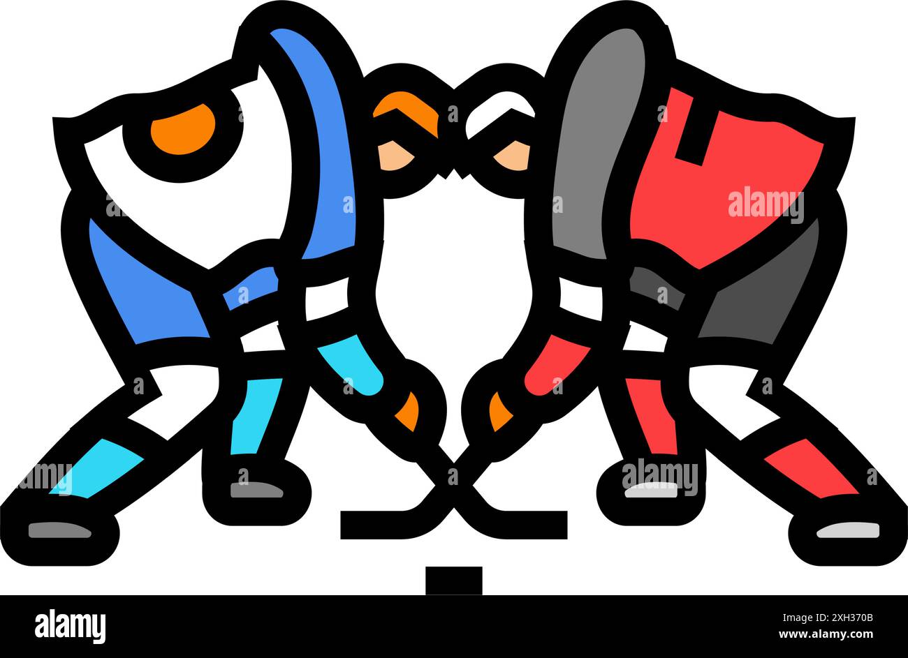 Hockey faceoff Stock Vector Images - Alamy