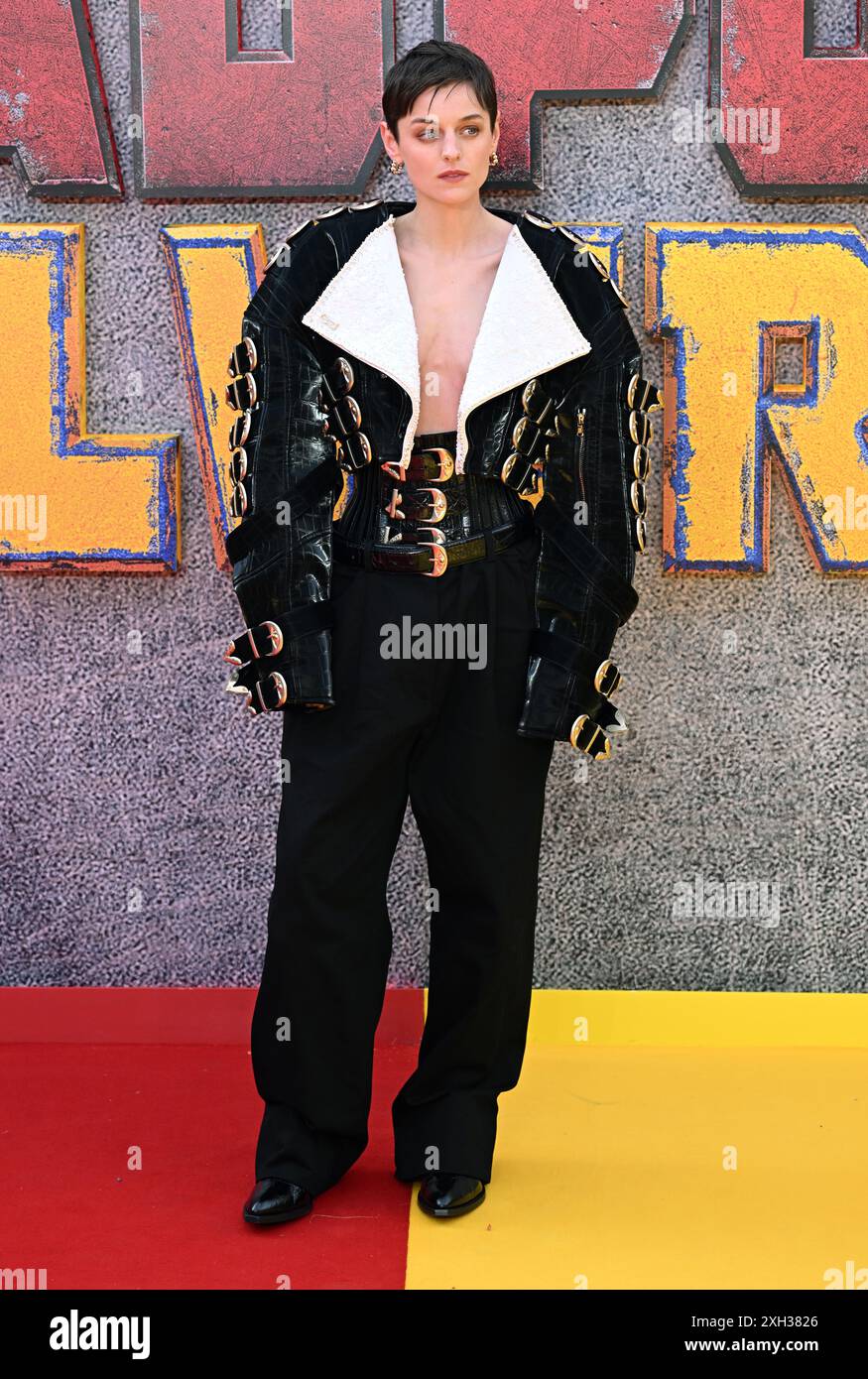 London, UK. July 11th, 2024. Emma Corrin arriving at the Deadpool ...