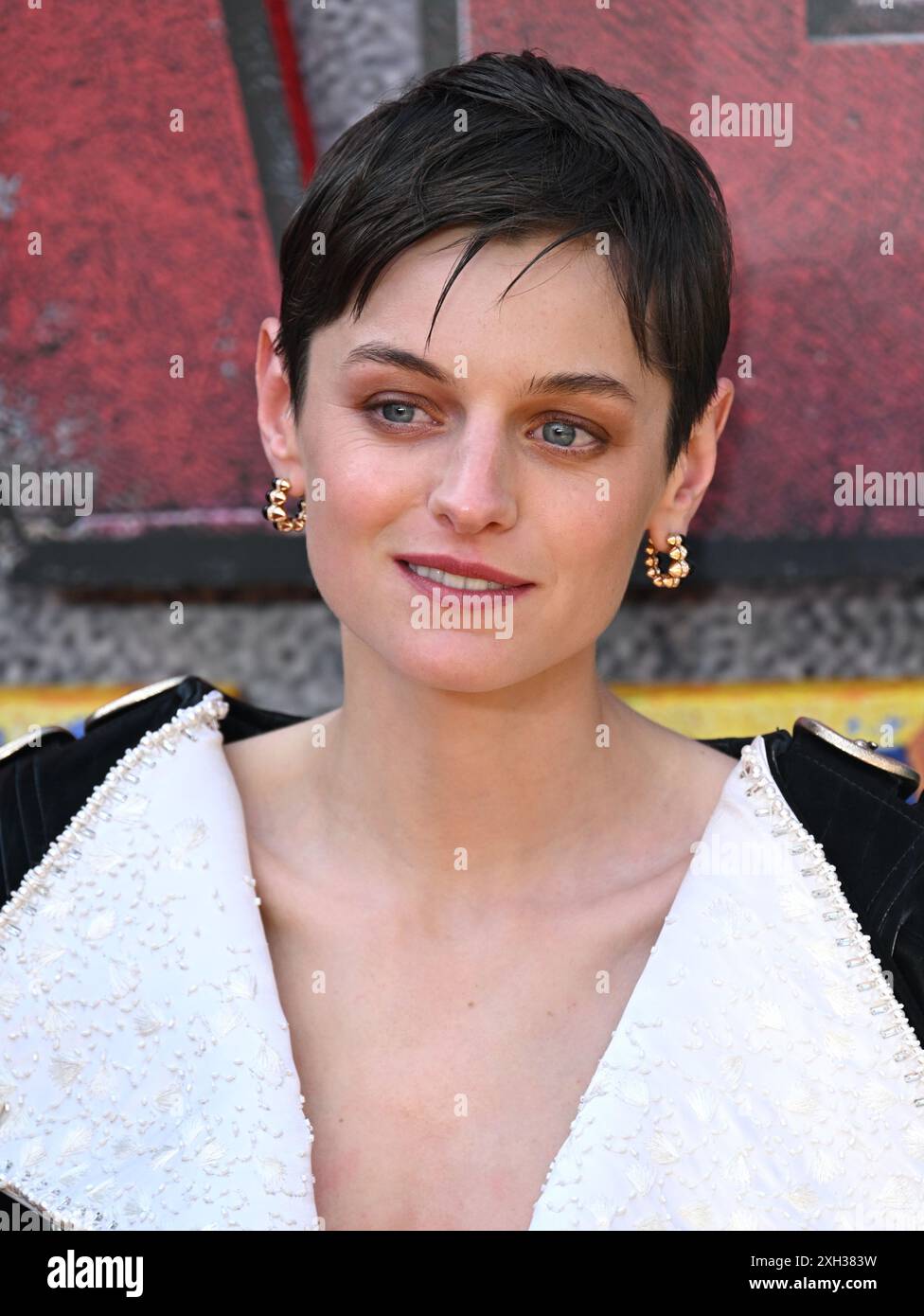 London, UK. July 11th, 2024. Emma Corrin arriving at the Deadpool ...