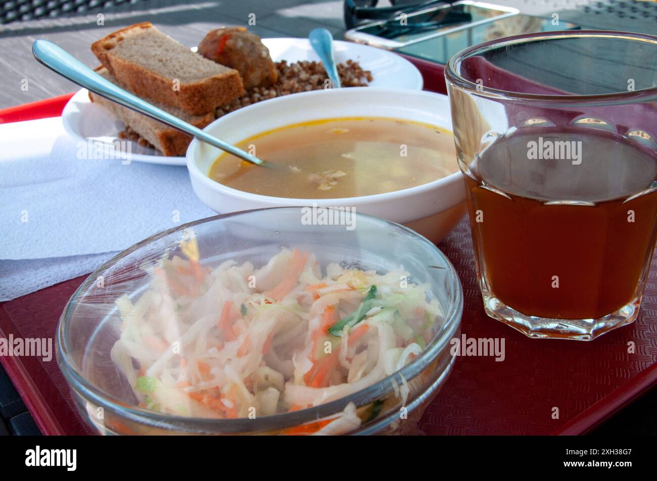 Food Set lunch in the dining room Samara Samara region Russia Copyright ...