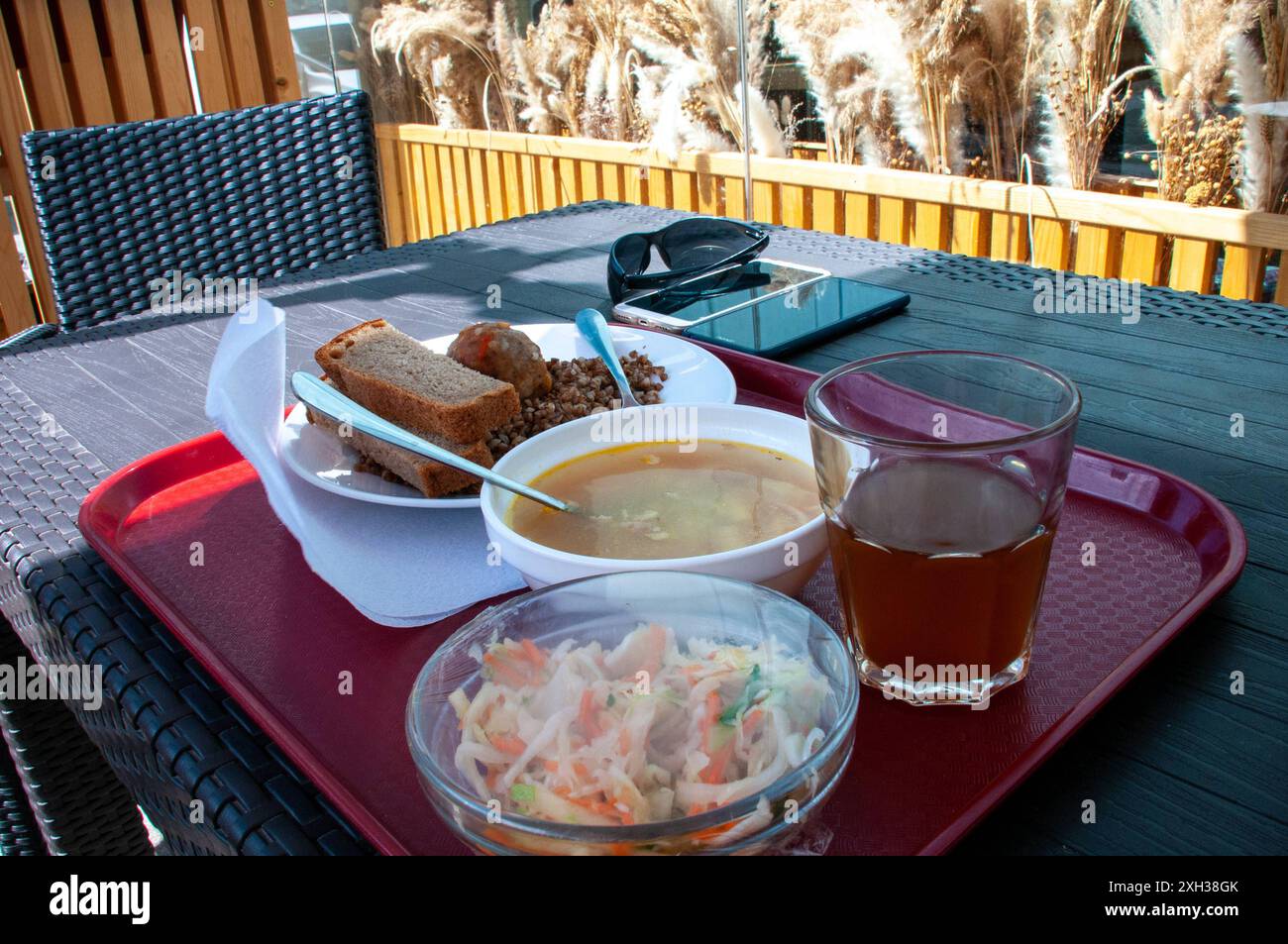 Food Set lunch in the dining room Samara Samara region Russia Copyright ...