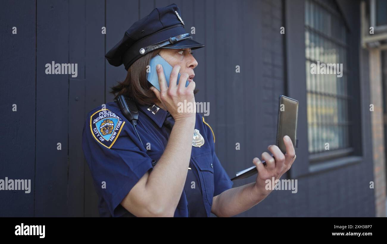 Police officer holding notebook on hi-res stock photography and images ...