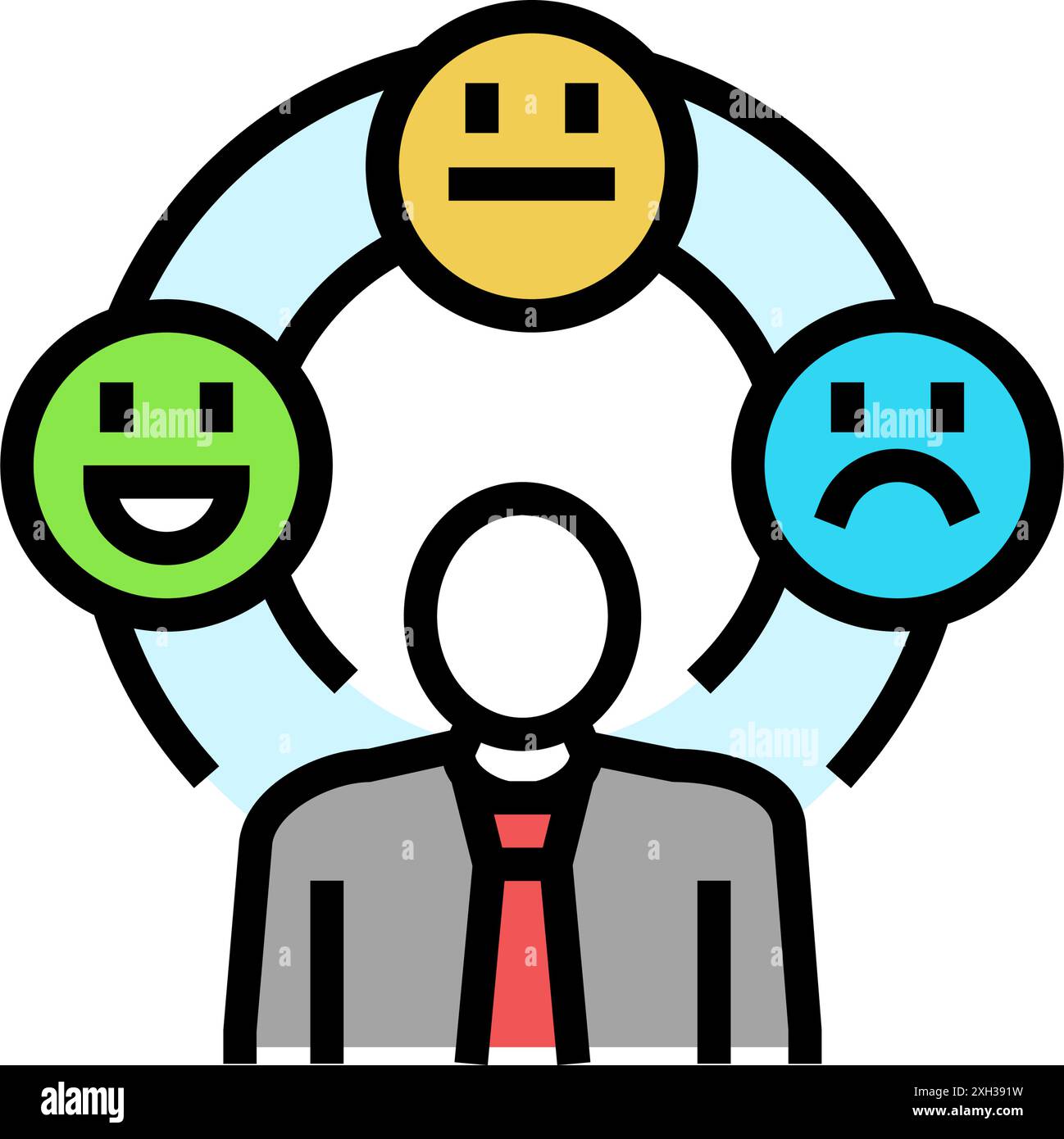 candidate experience recruitment business color icon vector ...