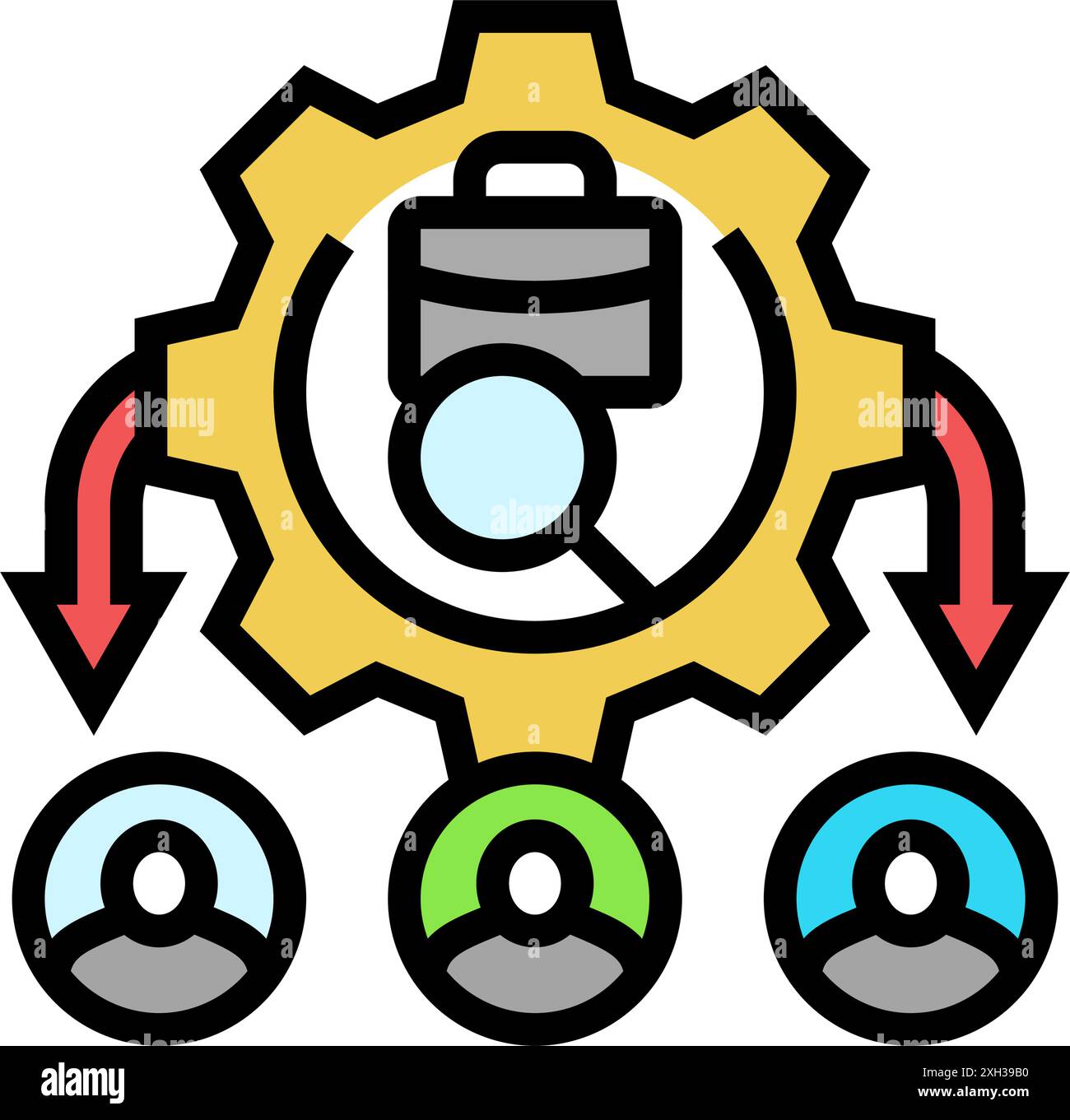 applicant tracking system ats color icon vector illustration Stock ... applicant tracking system ats color icon vector illustration Stock ...
