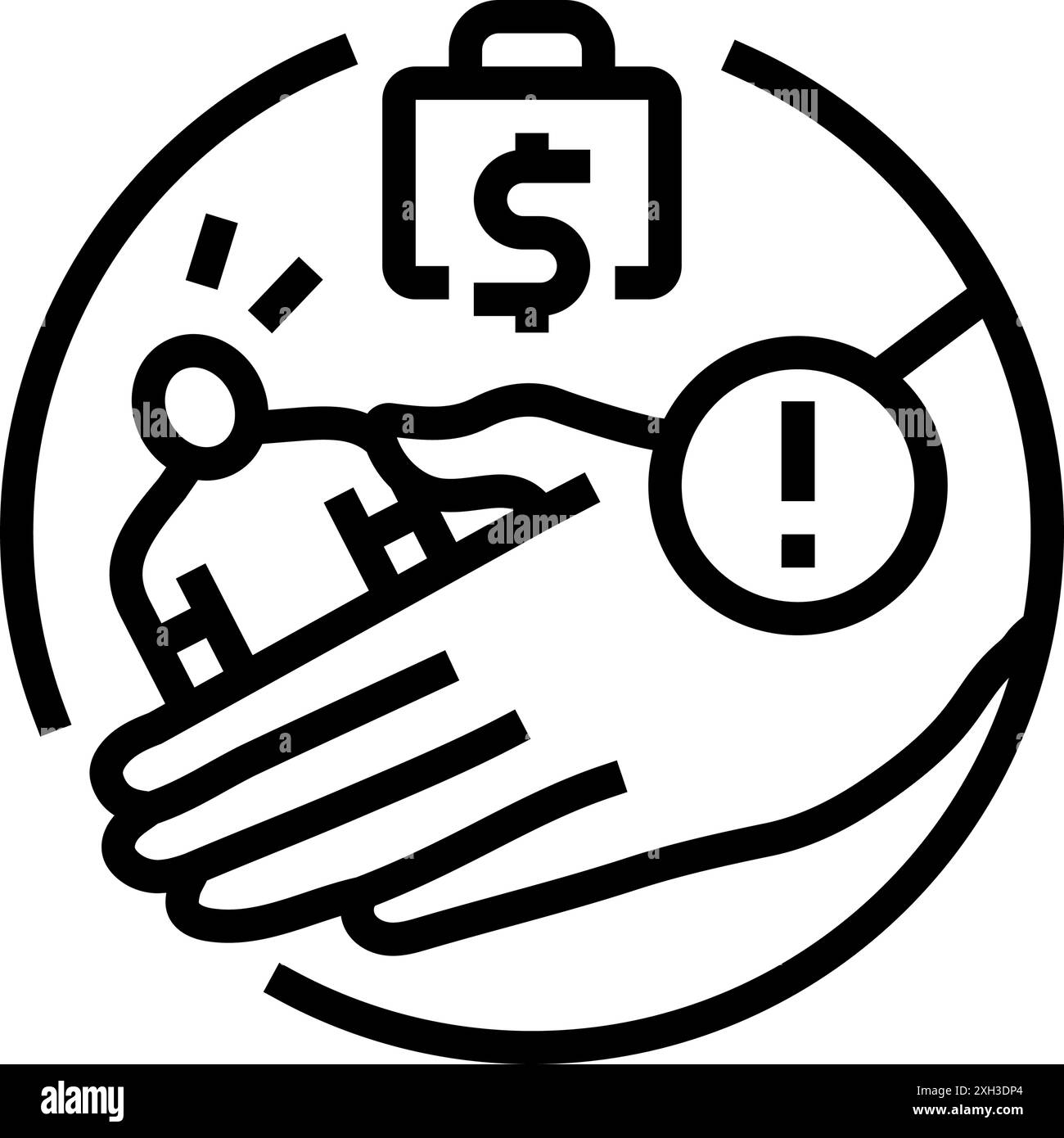 Money give people power Stock Vector Images - Alamy
