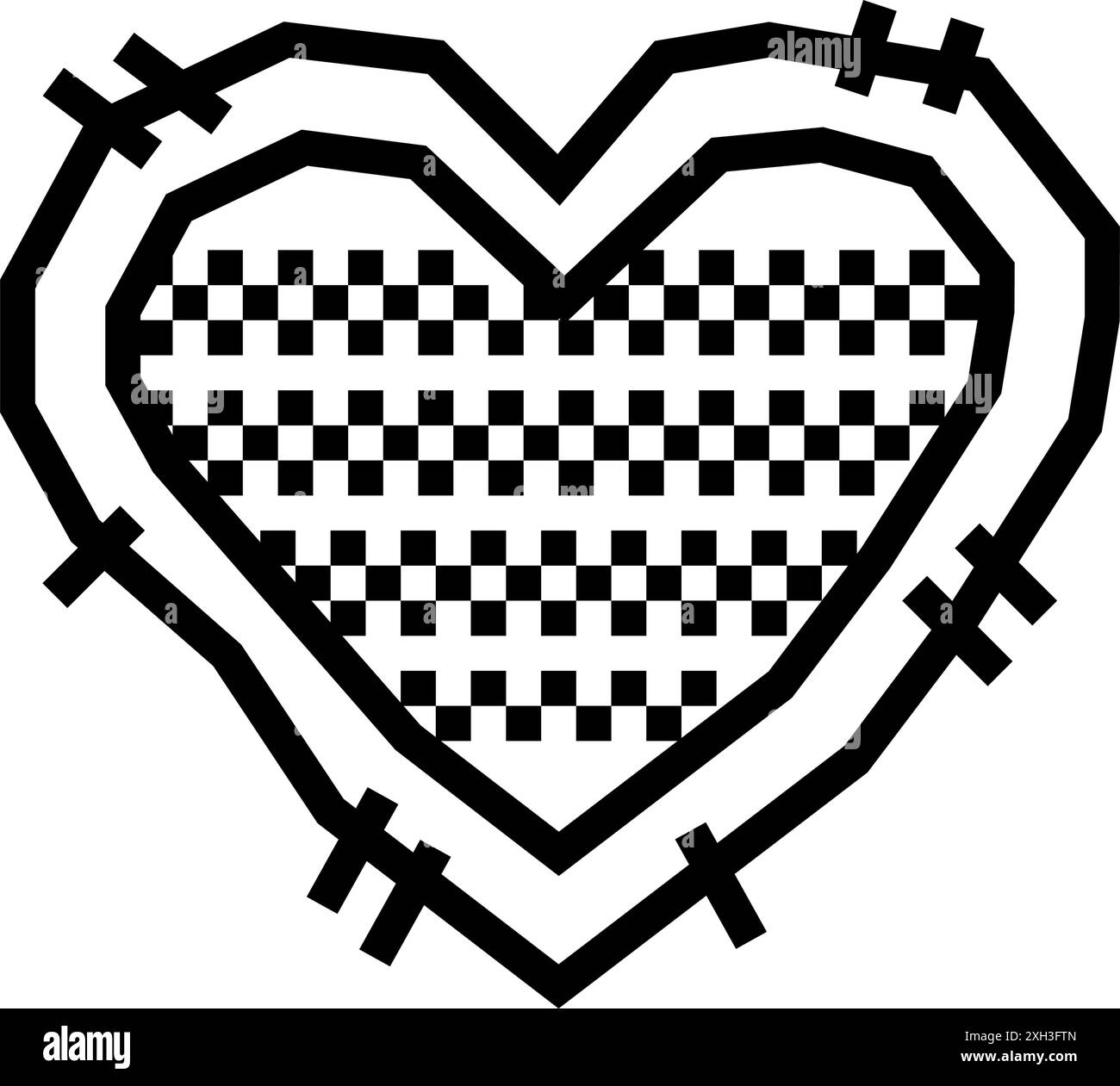 Sewn patches Black and White Stock Photos & Images - Alamy