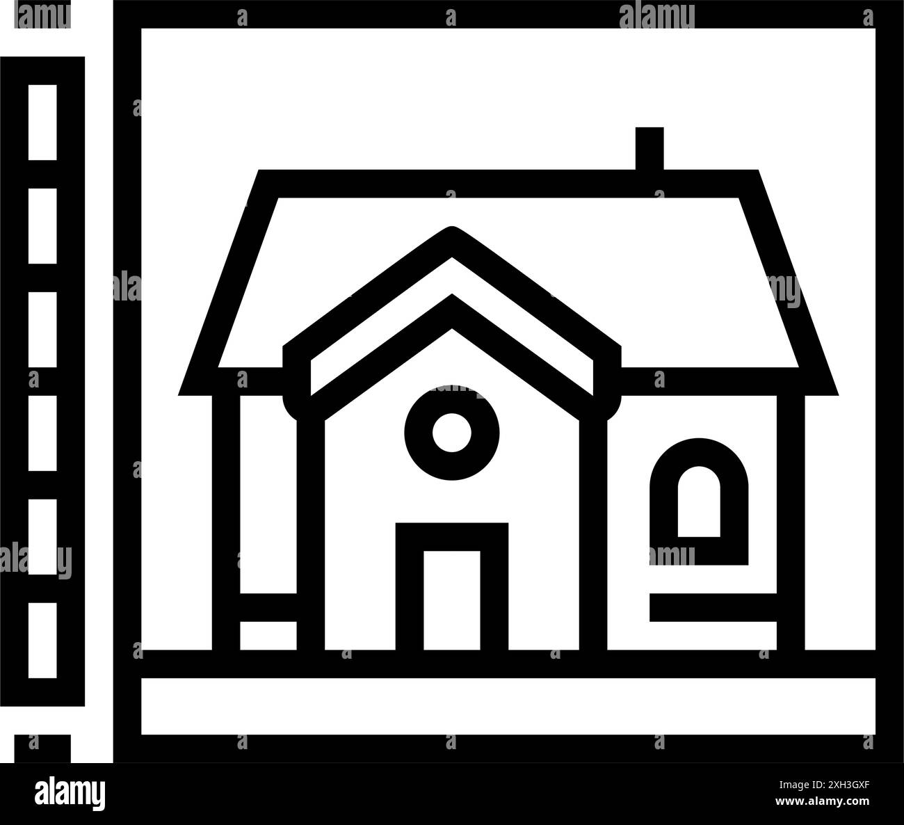 thermal imaging audit energy line icon vector illustration Stock Vector ...