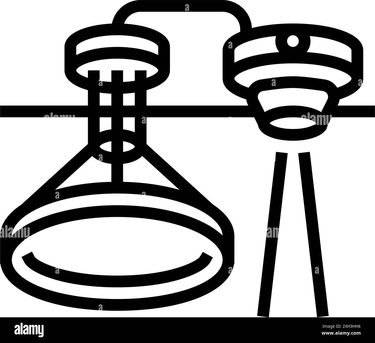 occupancy sensors energy line icon vector illustration Stock Vector ...