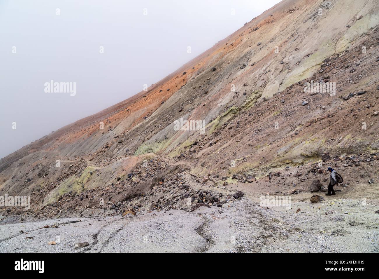 Landscapes of the Cumbal volcano in Colombia border with Ecuador Stock ...