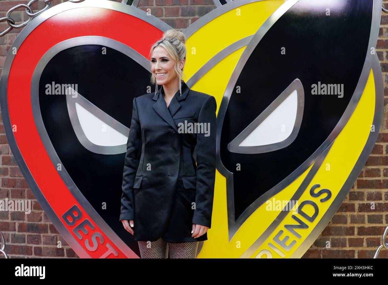 Producer Wendy Jacobson poses for photographers upon arrival at the ...