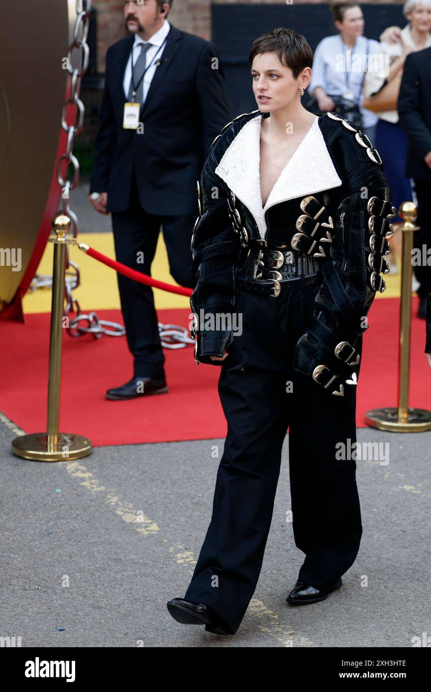 Emma Corrin upon arrival at the screening of the film 'Deadpool ...