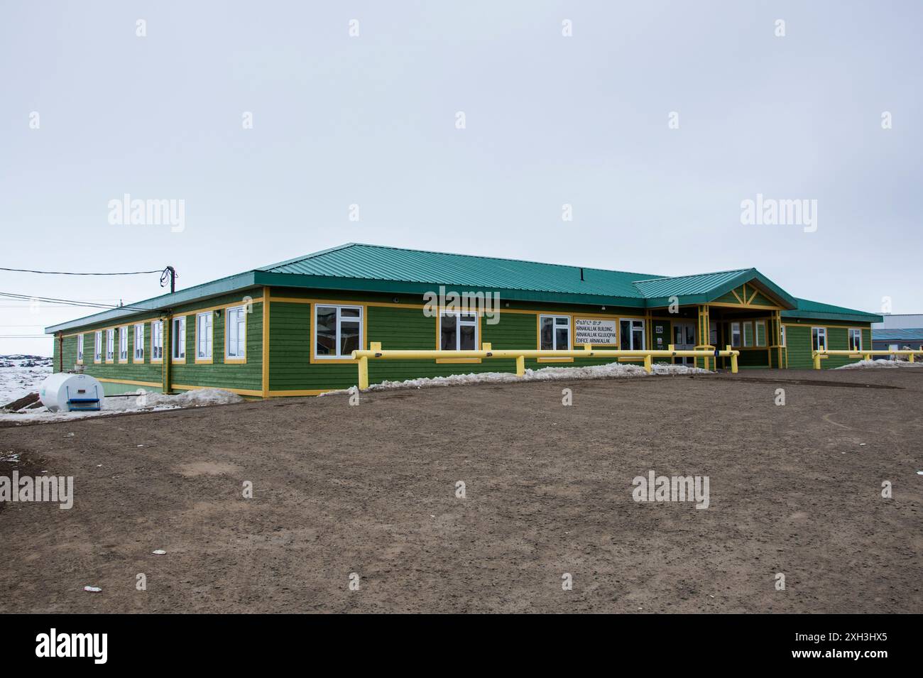 Arnakallak building on Sinaa Street in Iqaluit, Nunavut, Canada Stock ...