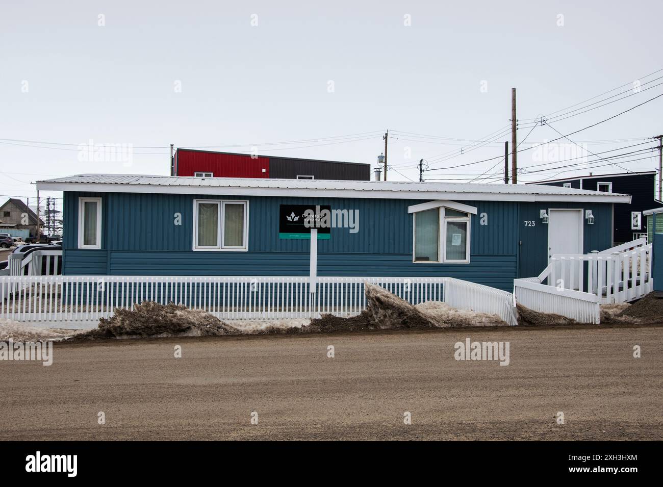 Carrefour Nunavut on Iglulik Drive in Iqaluit, Nunavut, Canada Stock ...