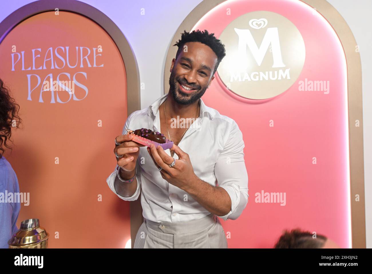 EDITORIAL USE ONLY Teddy Soares attends the Magnum Pick Your Pleasure ...
