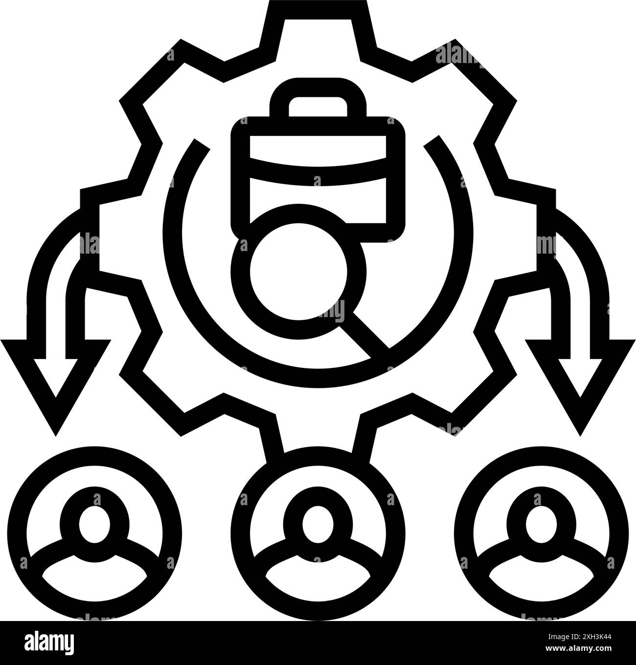 applicant tracking system ats line icon vector illustration Stock ... applicant tracking system ats line icon vector illustration Stock ...