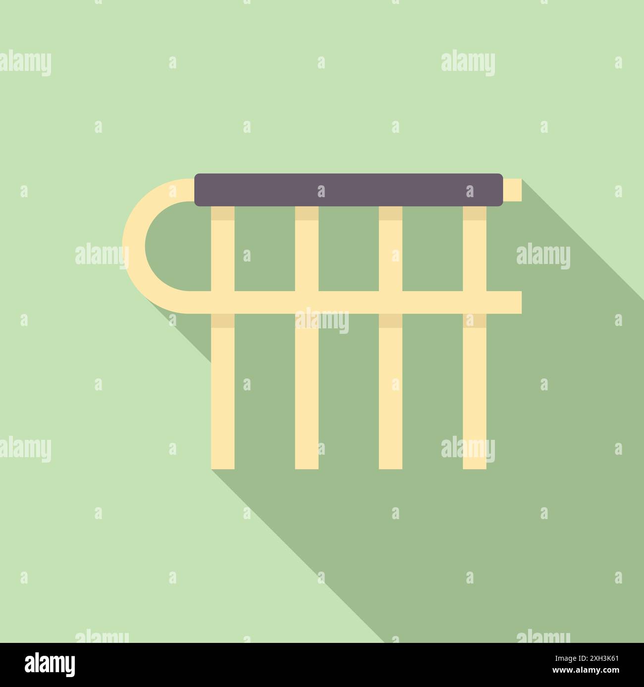 Hand railing shadow Stock Vector Images - Alamy