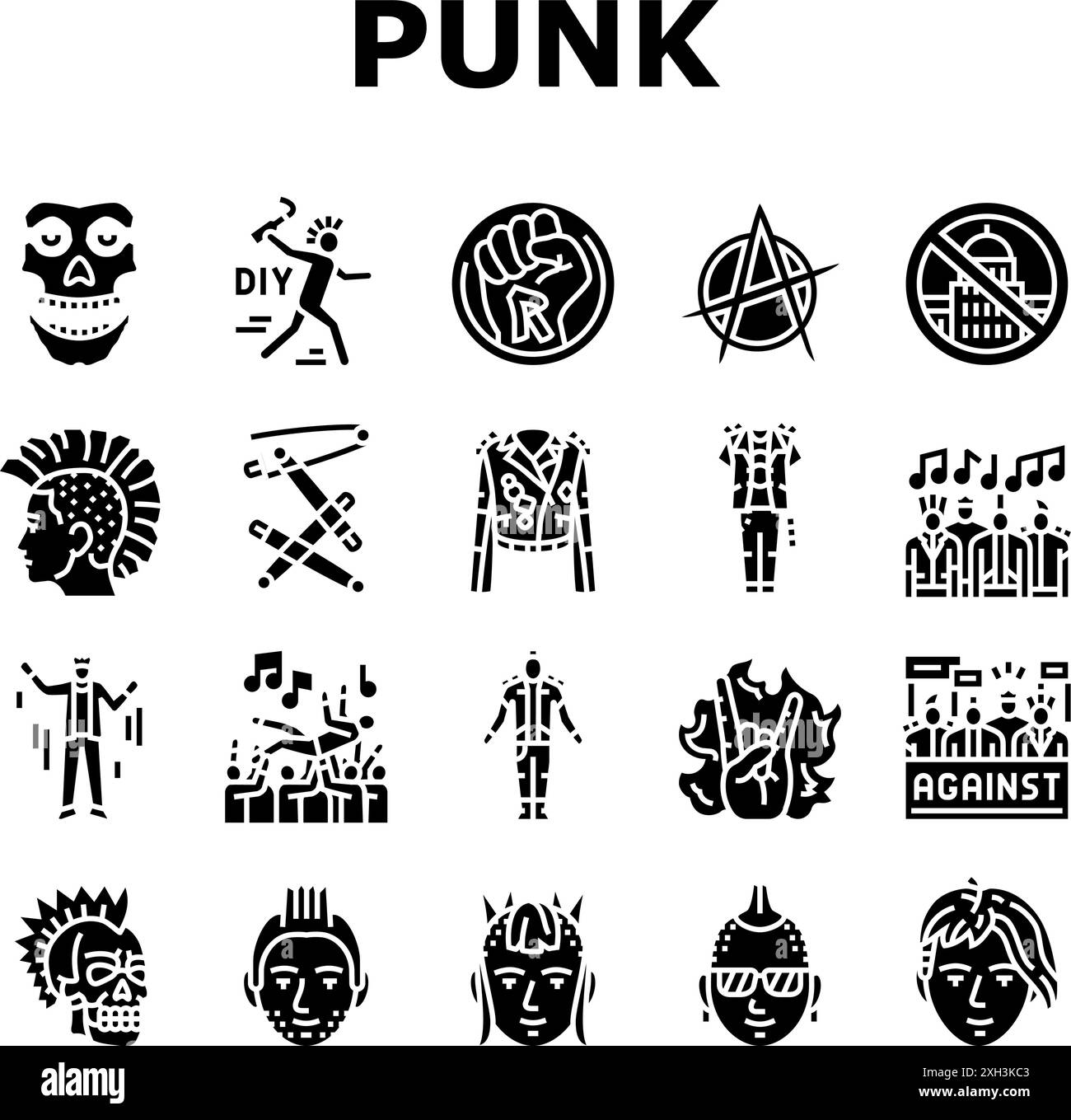 Emo pop music Stock Vector Images - Alamy