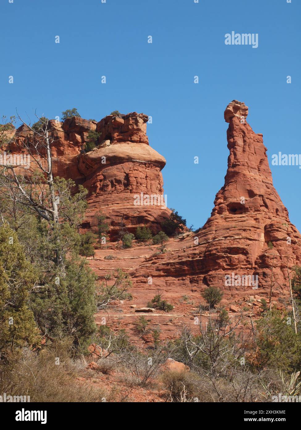 Pinnacle rock, Sedona, Arizona Stock Photo - Alamy