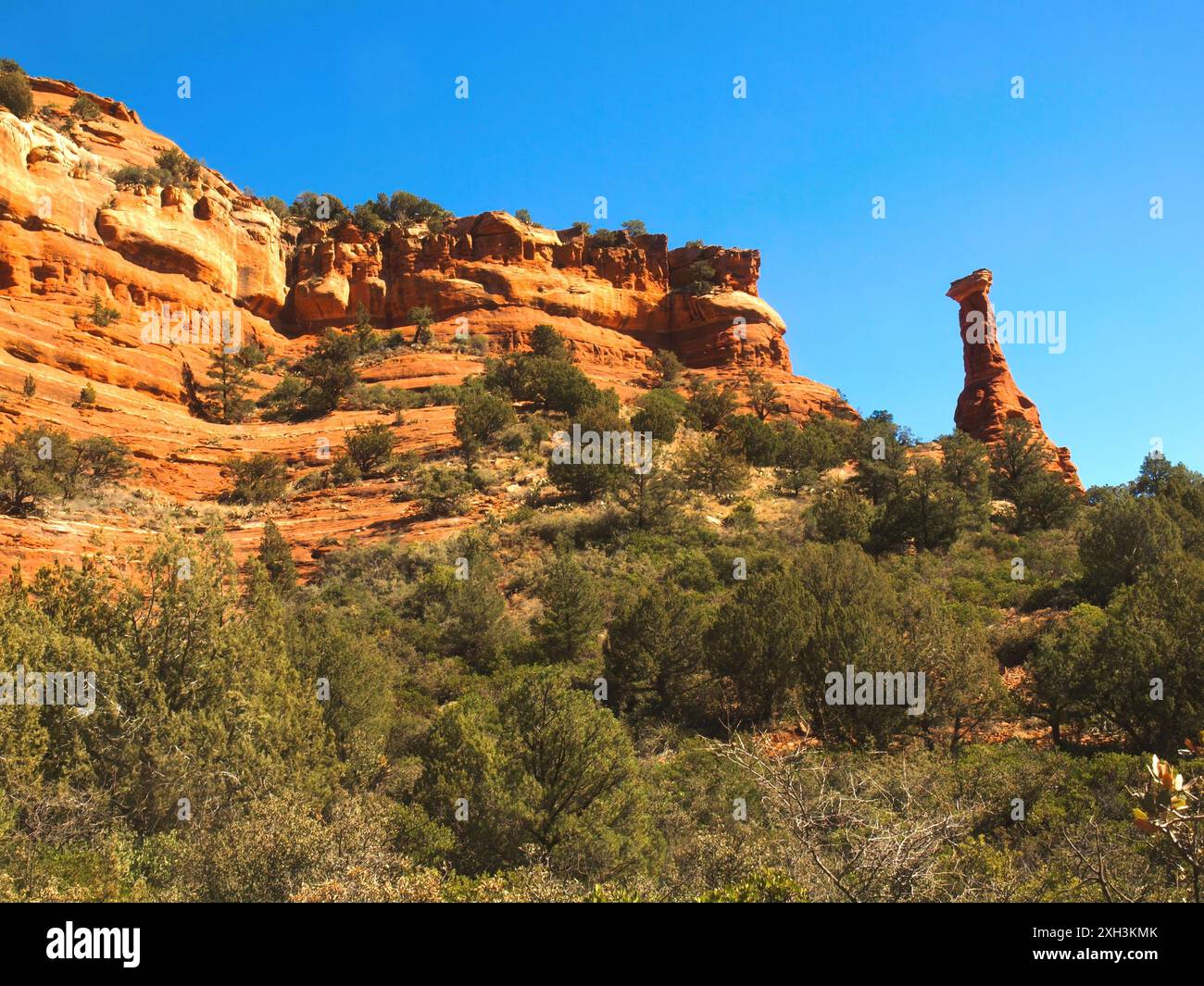 Pinnacle rock at Sedona, Arizona Stock Photo - Alamy