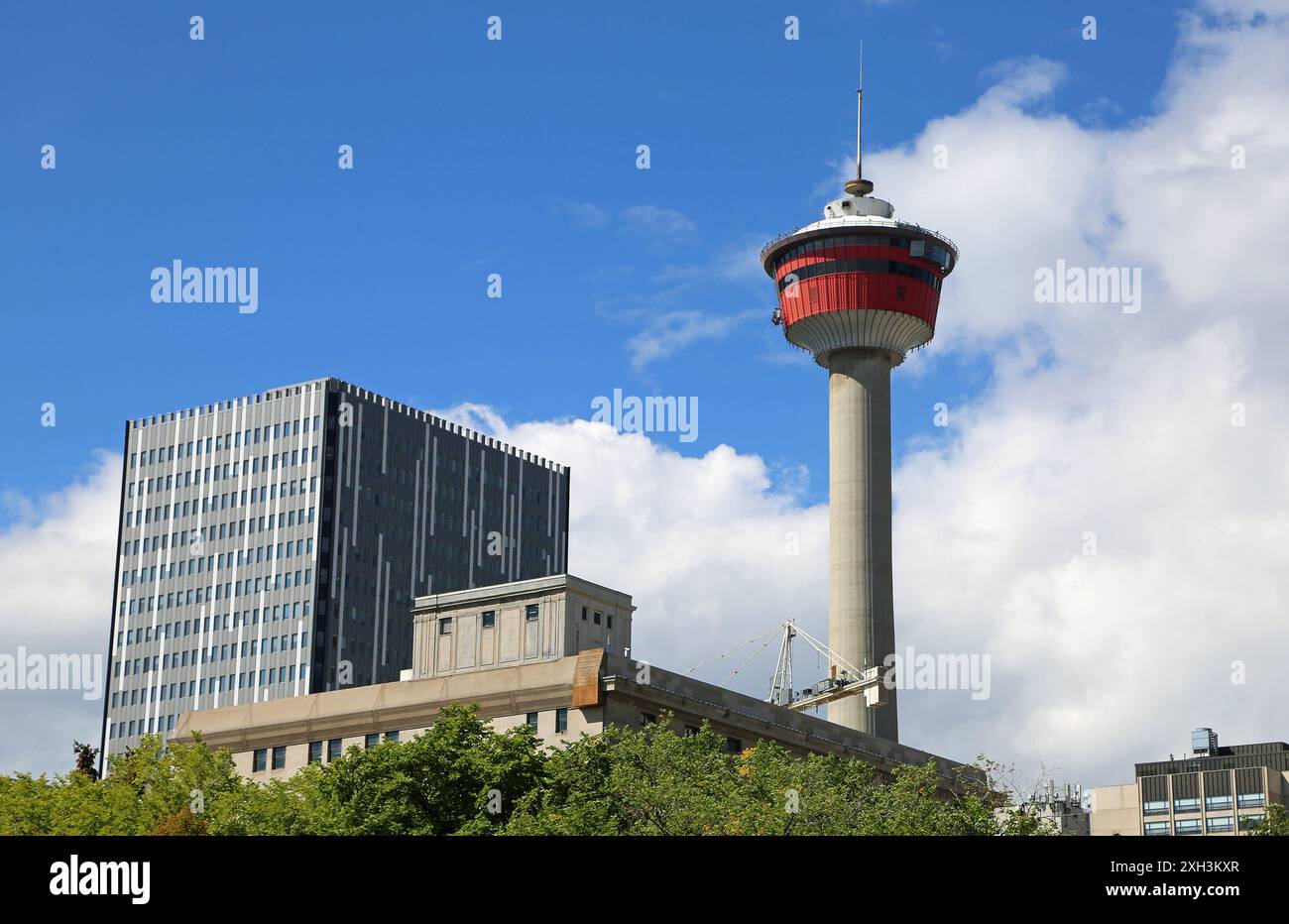 Scenery with Calgary Tower, Canada Stock Photo - Alamy