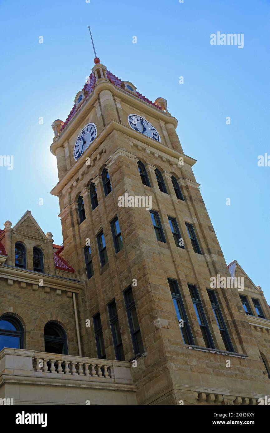 Calgary City Hall tower vertical - Canada Stock Photo - Alamy